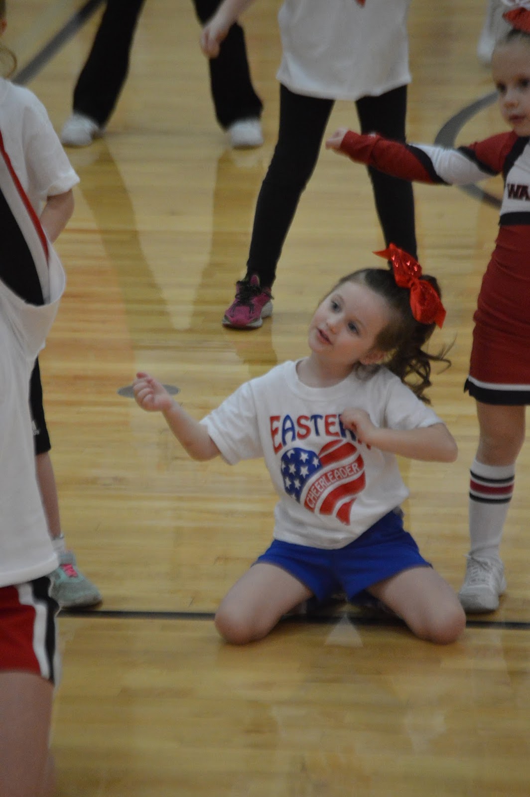 Plans Change: Pee Wee Cheerleading