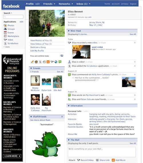 La evolución de Facebook a través de los años (2004-2012) - VicioAlex ...