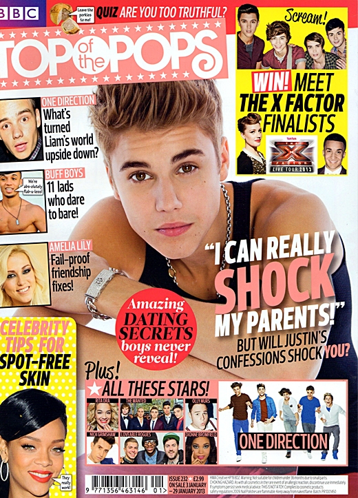 Justin Bieber: Justin's New Interview and Photos on "Top Of The Pops ...