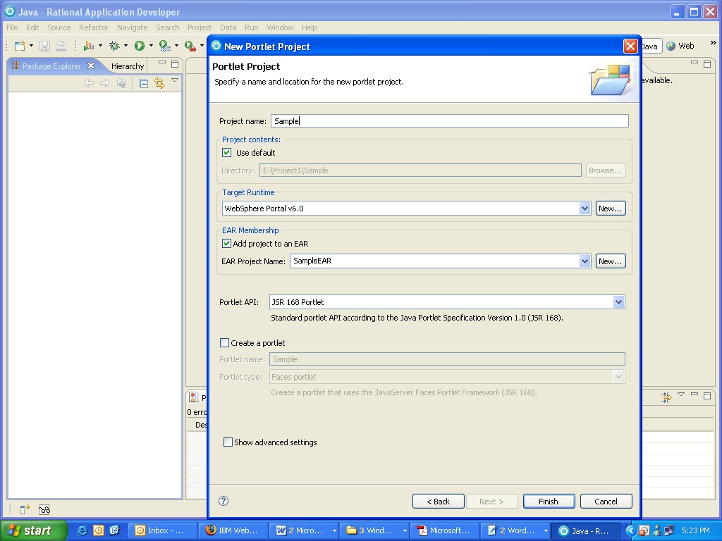 Spring Mvc Portlet Application In Websphere Portal Using Rad My Tech World