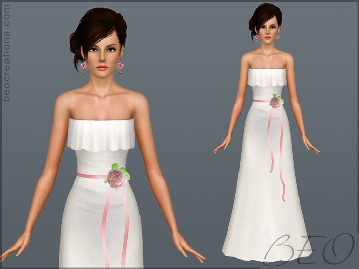 My Sims 3 Blog: Wedding Gown 12 by BEO
