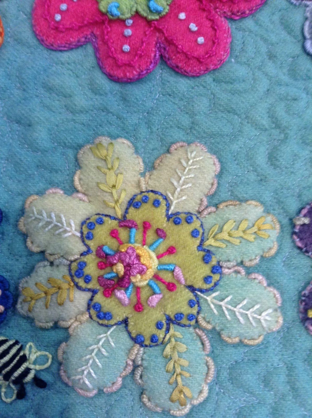 shhdesigns: Day Two Stitching With Sue Spargo