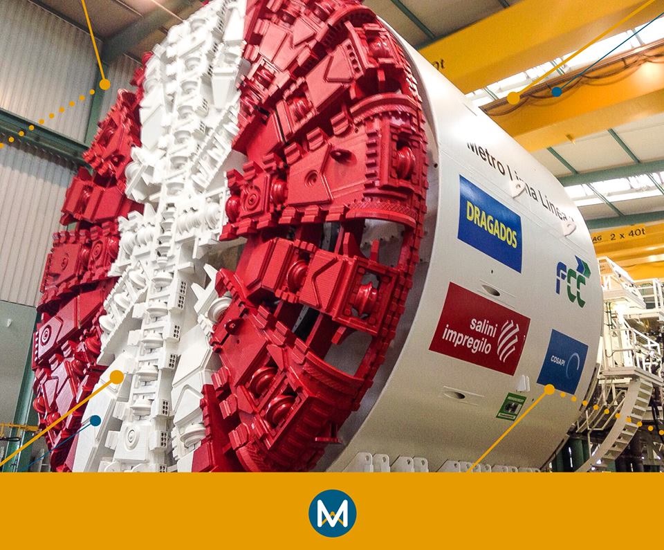 DESARROLLO PERUANO: Línea 2 del Metro: la Primera TBM llegará este Mes