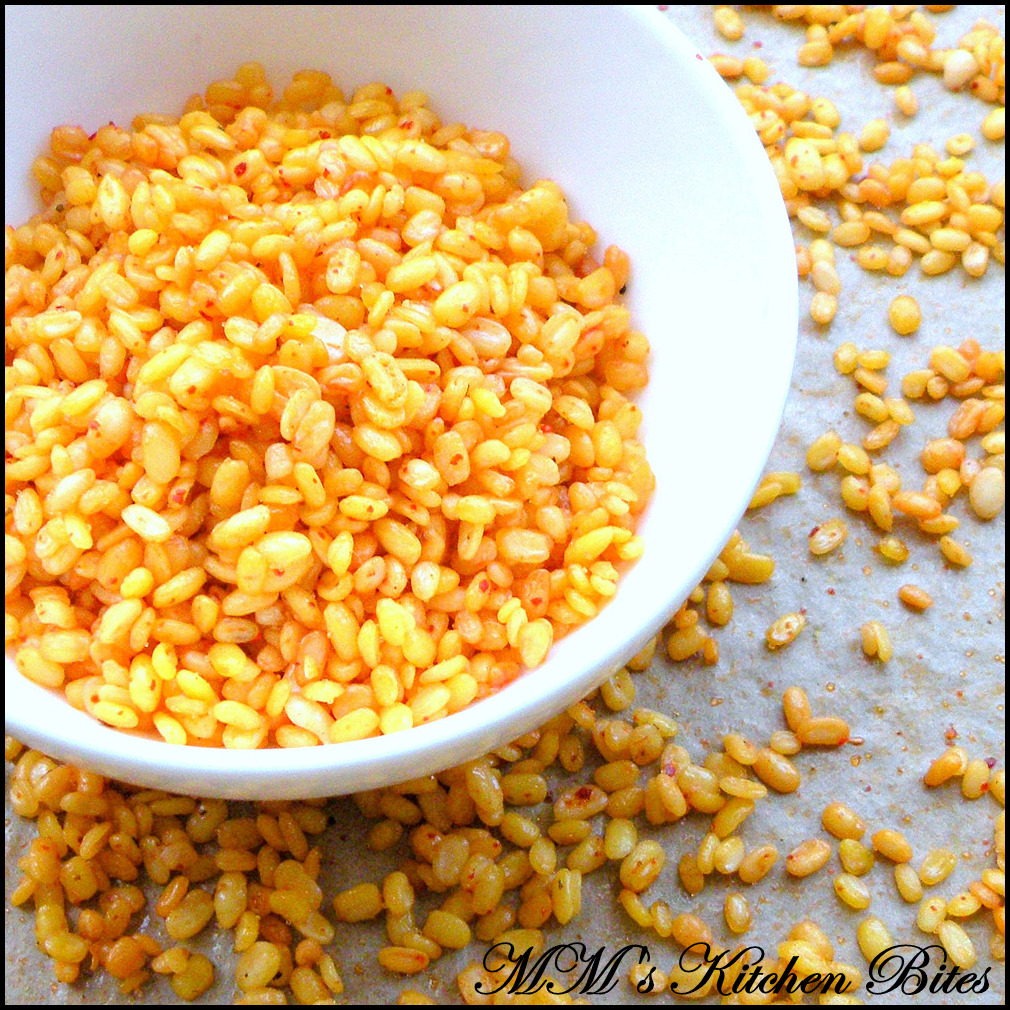 MM's Kitchen Bites: Oven Roasted Mung Dal...why stop at just one!!
