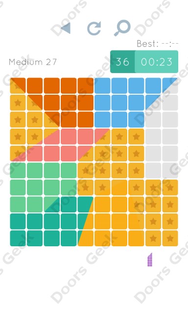 Blocks & Shapes [Medium] Level 27 Solution ~ Doors Geek