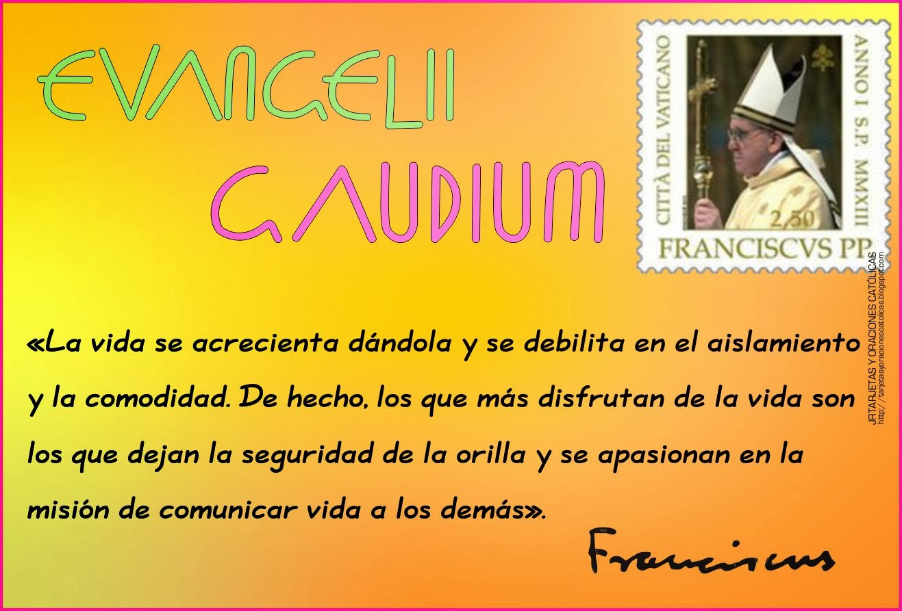 TARJETAS Y ORACIONES CATOLICAS: LA VIDA SE ACRECIENTA