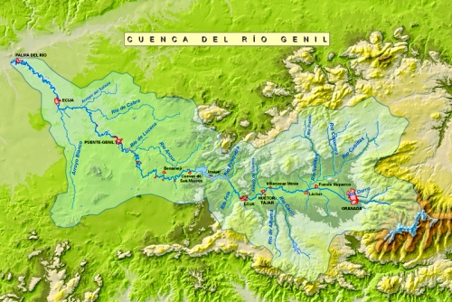 La Granada de Luneta: Río Genil (el río de las Nieves)