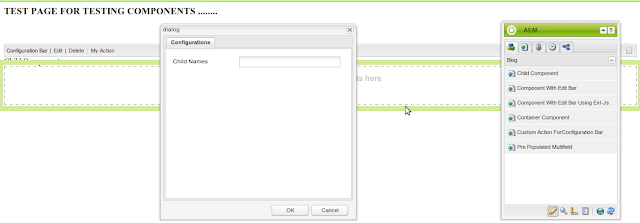 Custom Action In Configuration Bar In Aem Aem Tutorials For Beginners