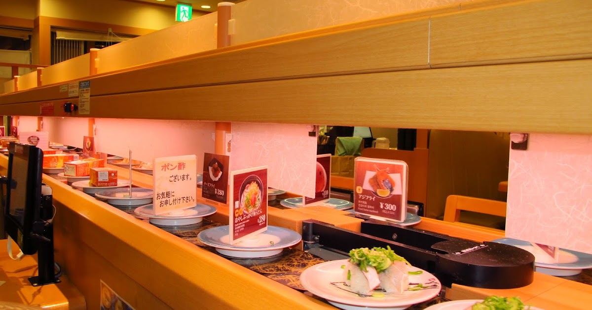 THE SUSHI DIVA: Conveyor Belt and Bullet Train-Style Sushi