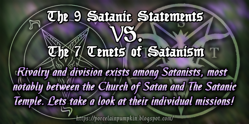 Satanic Bible Verses Commandments