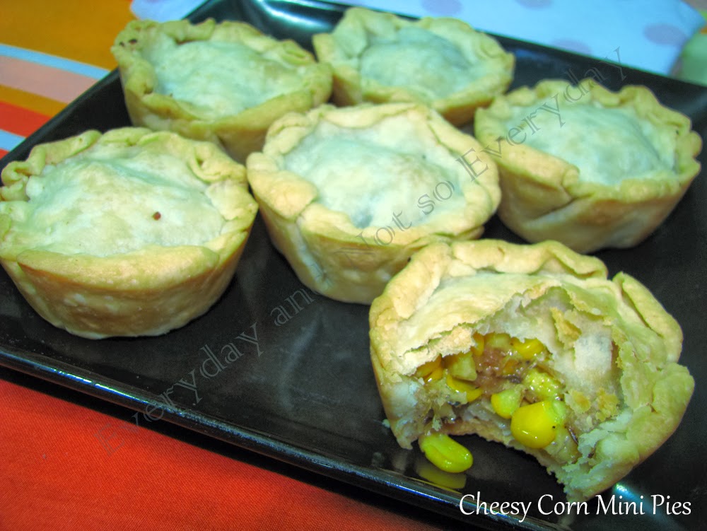 Cheesy Corn Mini Pies