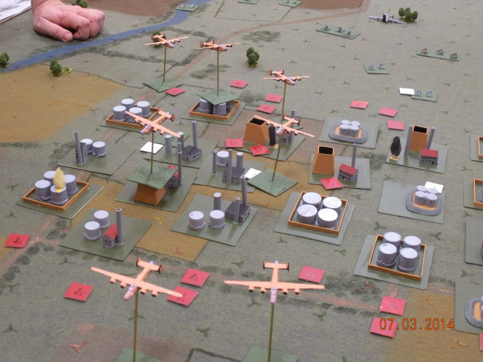 Dots of Paint: Bombing Ploesti