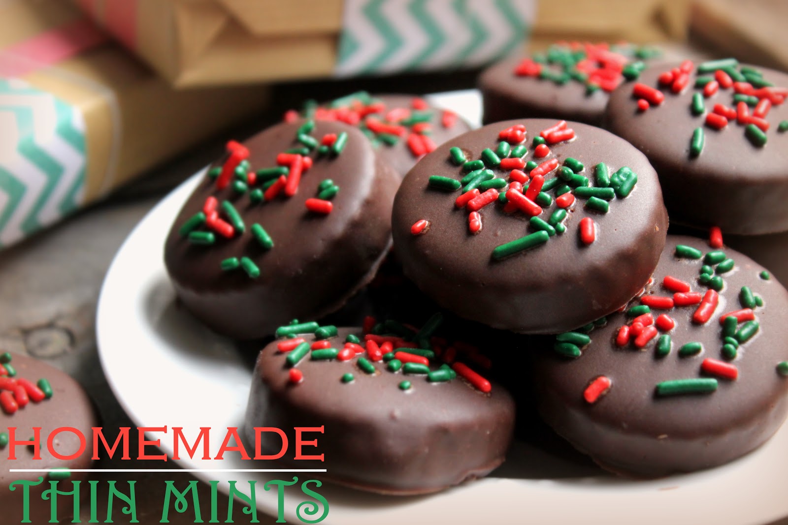 Cherry Tea Cakes: homemade thin mints