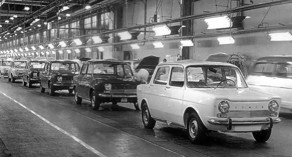 Clasicos-Auto: SIMCA 1000 "El Cinco plazas con NERVIO"