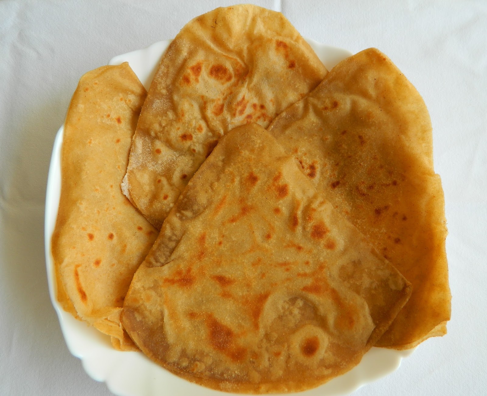 Niya's World: Layered Chapatis