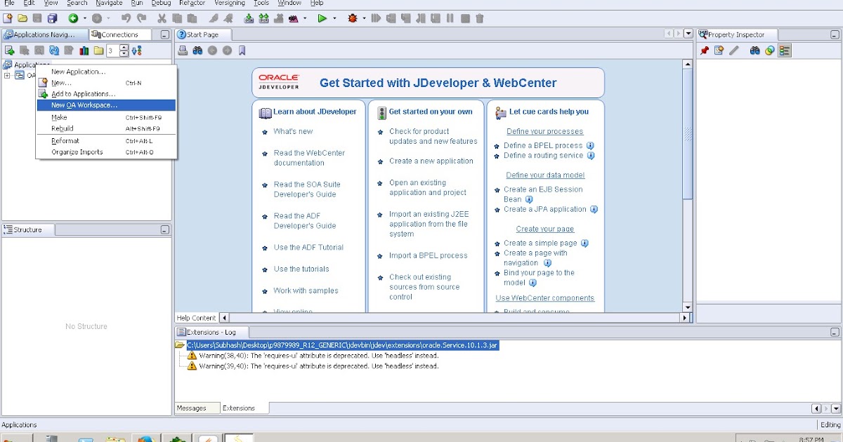 Oracle Application Framework: String Concatenate in OAF