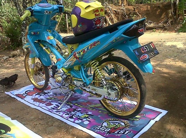 Modifikasi Modif motor Vega R dan ZR tahun 2010, 2008, 2007, 2005 dan ...