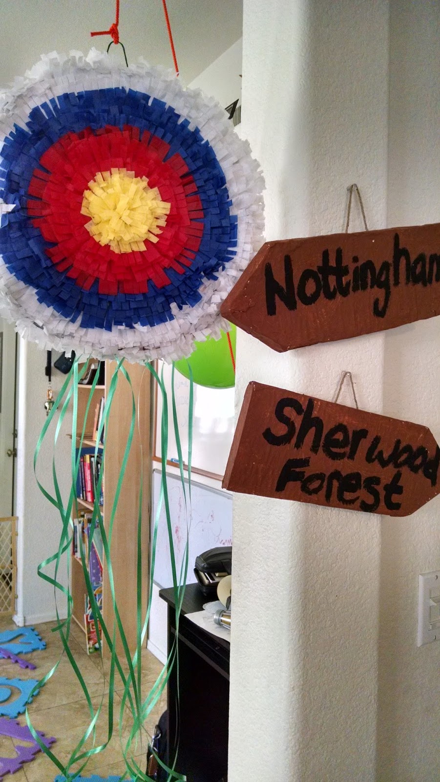 Through My Front Window: Target Pull-Pinata - Robin Hood Birthday!