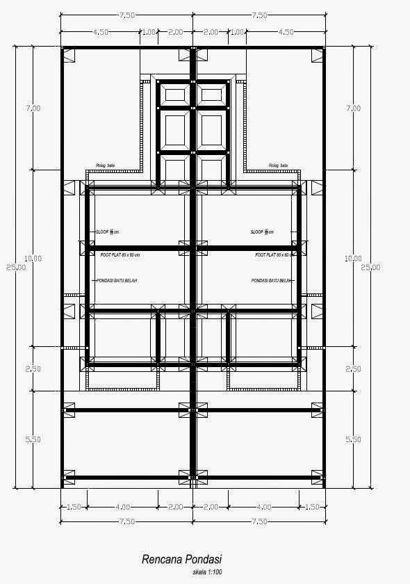 Jasa Gambar Detail Drawing Rencana Pondasi Autocad 2D Biaya Murah ...