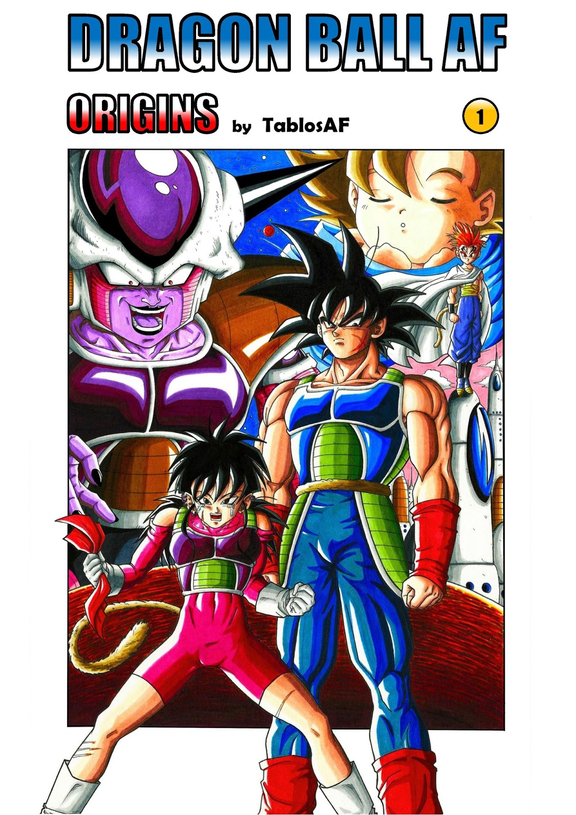 Dragon Ball AF: DRAGON BALL AF ORIGINS: DEFINITIVE COVER FROM CHAPTER ...