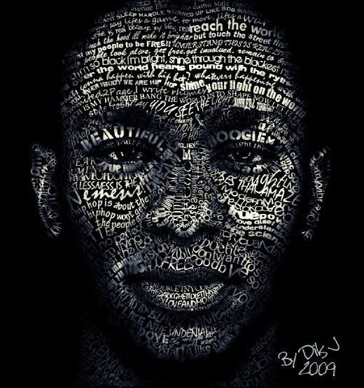 15 Inspirasi Design Typography Text Bentuk Wajah | Alul Stemaku