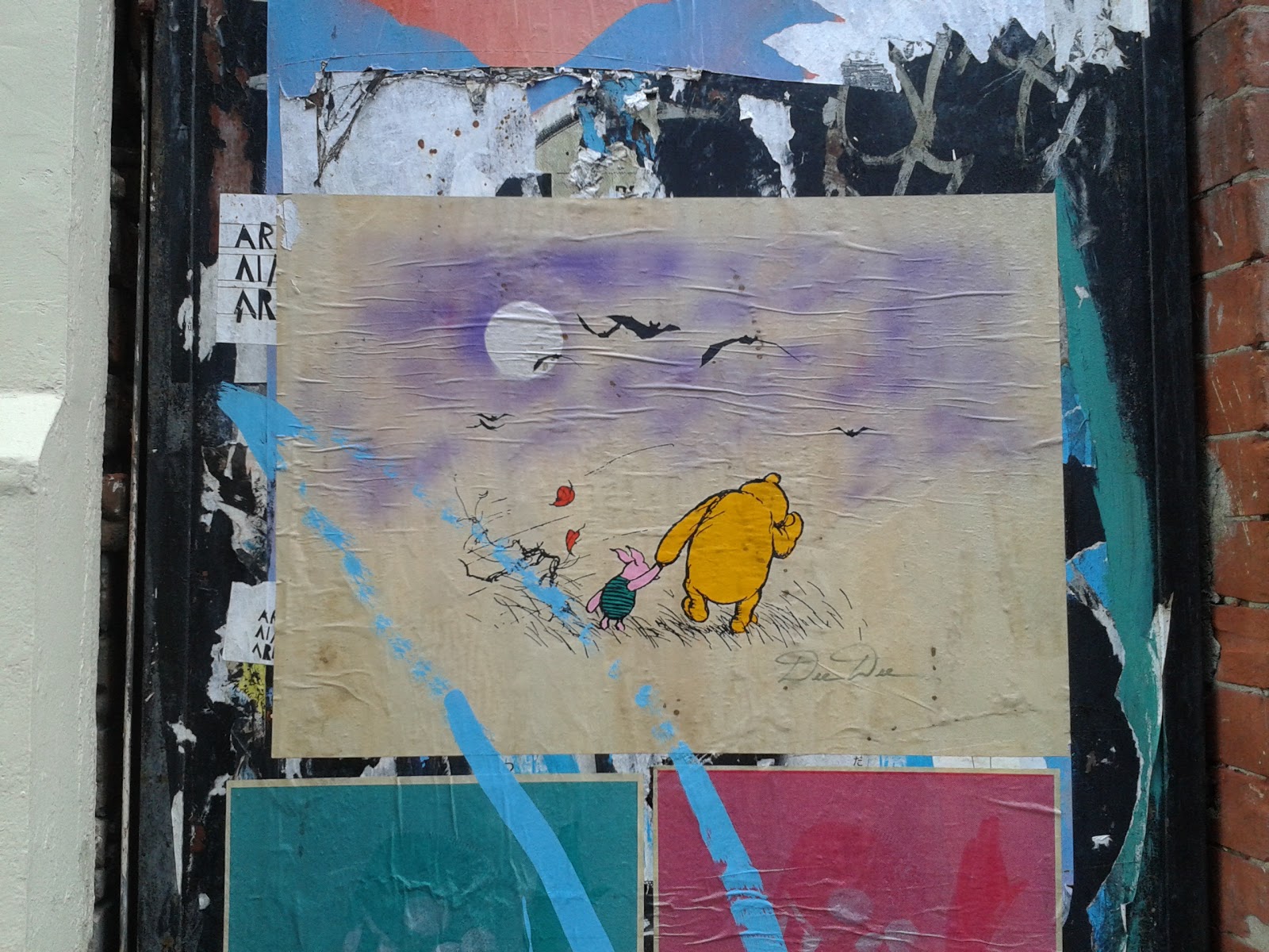 D'une pomme à l'autre - NYC: Point street art du debut Decembre