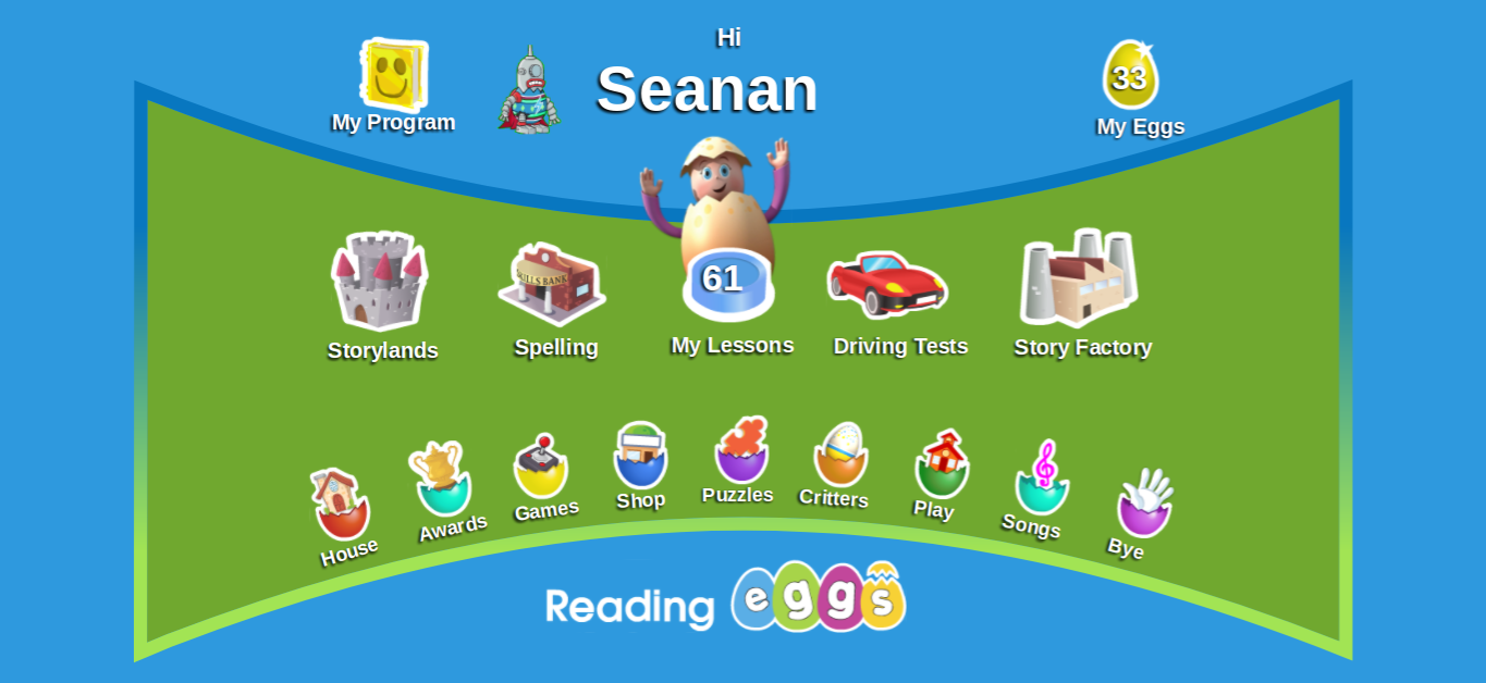 Walking Home . . .: Reading Eggs - A New TOS Review!