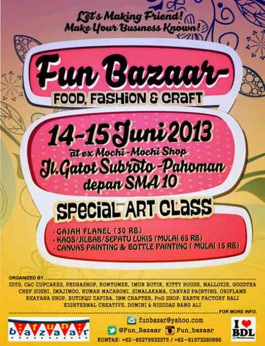 Hiyawawa Homemade: Fun Bazaar Perdana