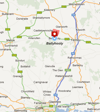 Ballyhooly is located just 9 kms west of Fermoy on the N72 road to ...