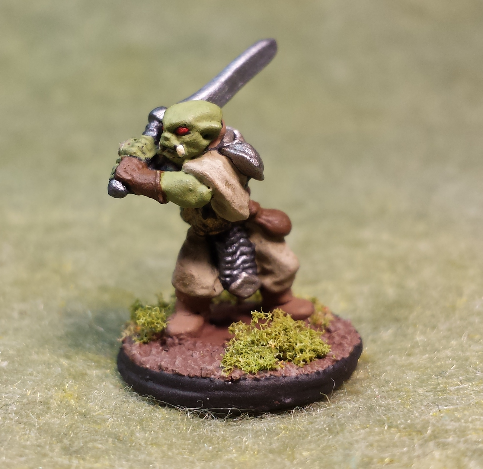 15mm Half-Orc Warrior - Jade Gaming News