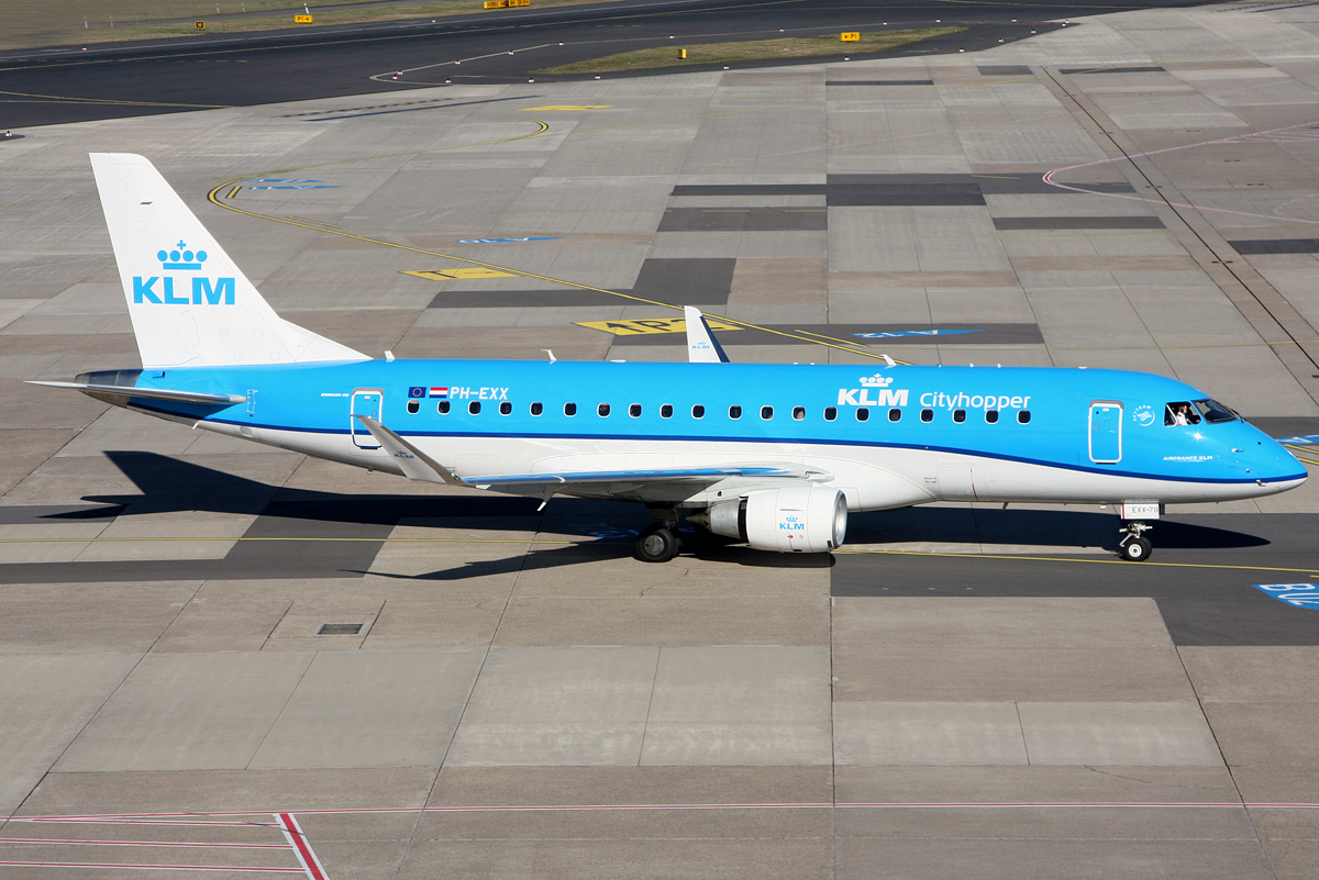 WORLD AIRCRAFT IMAGES by Terry Wade: PH-EXX E75L KLC/KLM EDDL ...