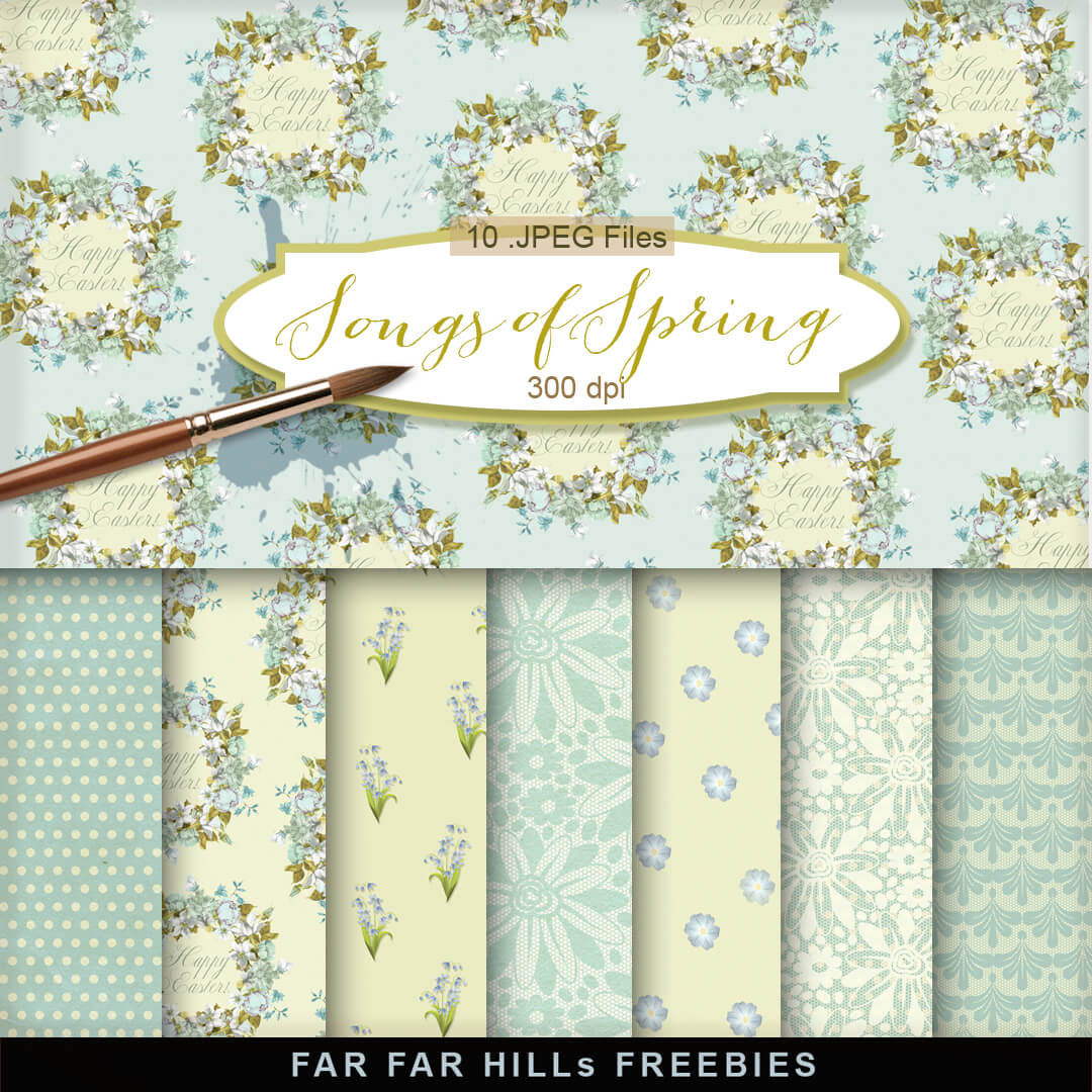 New Freebies Kit of Backgrounds - Song of Spring:Far Far Hill - Free ...