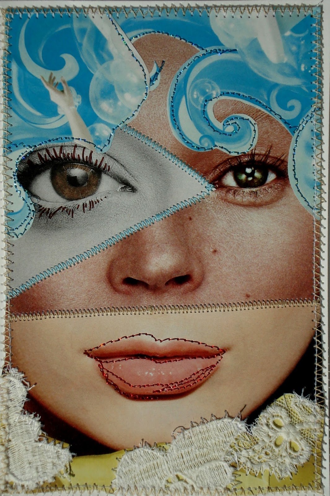 Mail me some art: ALTERED FACES - Part 2