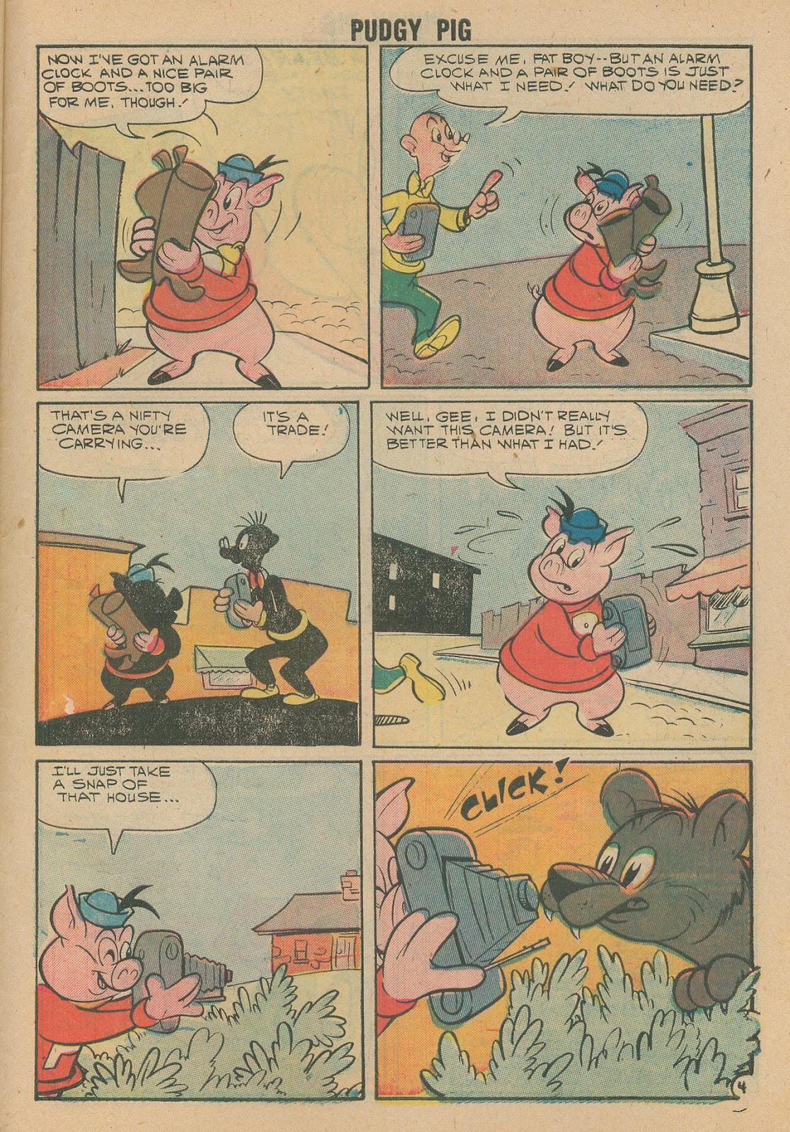 THE CHARLTON COMICS READING LIBRARY: PUDGY PIG #1 September 1958