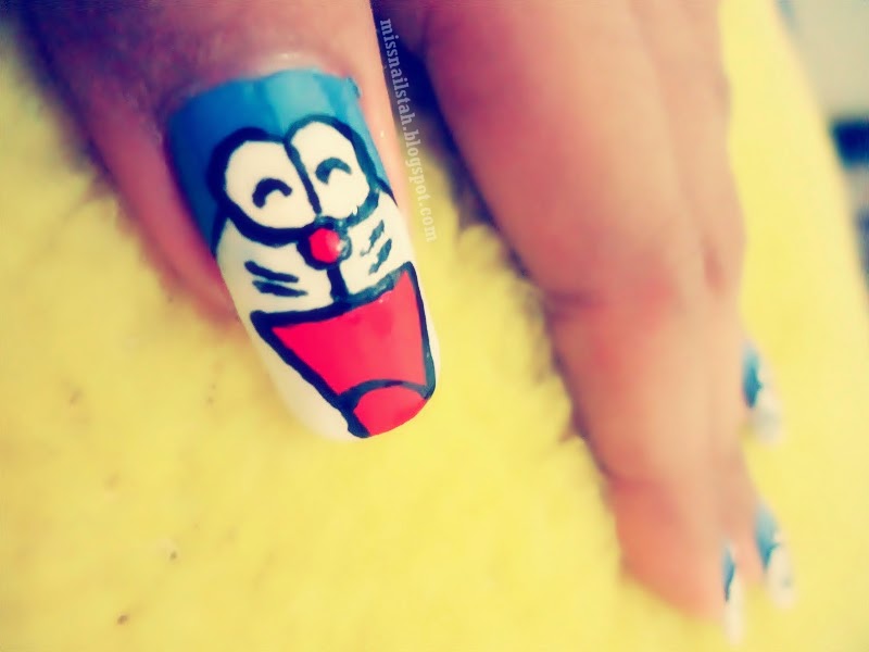 ♥ CC's NAILS ♥: My Doraemon Nail Art