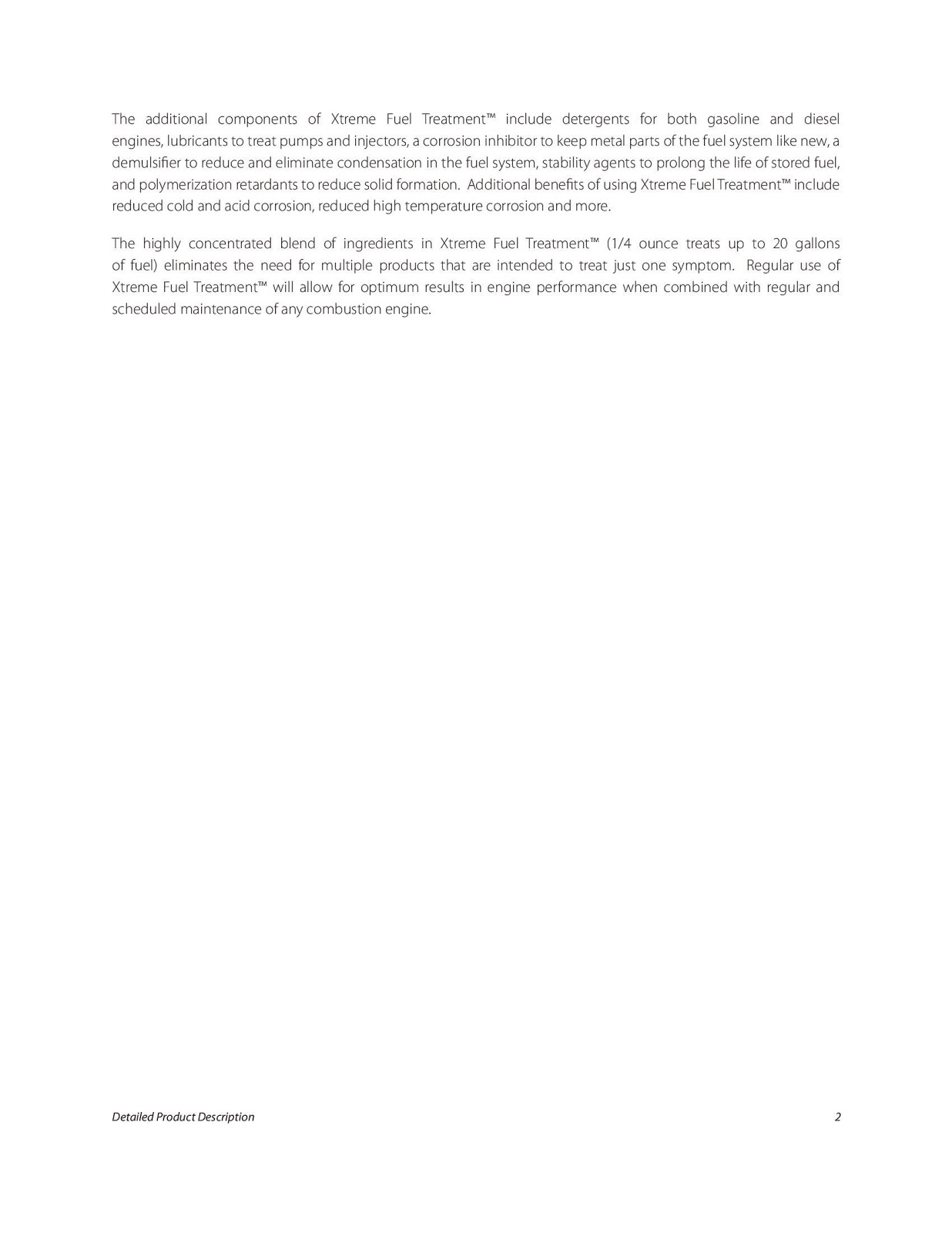 Xtreme Fuel Treatment: Xtreme Fuel Treatment™