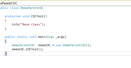 AX/D365 Technical Blog: COC (Chain of command) Or Method wrapping in ...