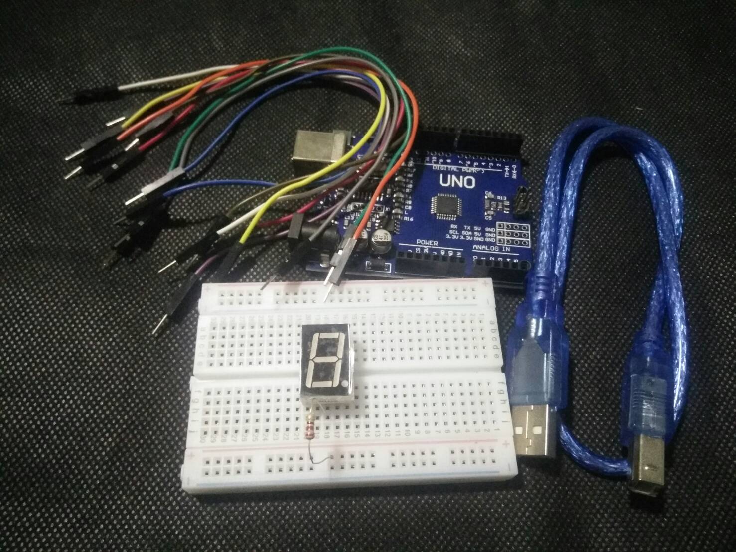 เทคนิคการอินเตอร์เฟส (Interfacing Technich): ใบงานที่ 2 การใช้งาน 7 ...