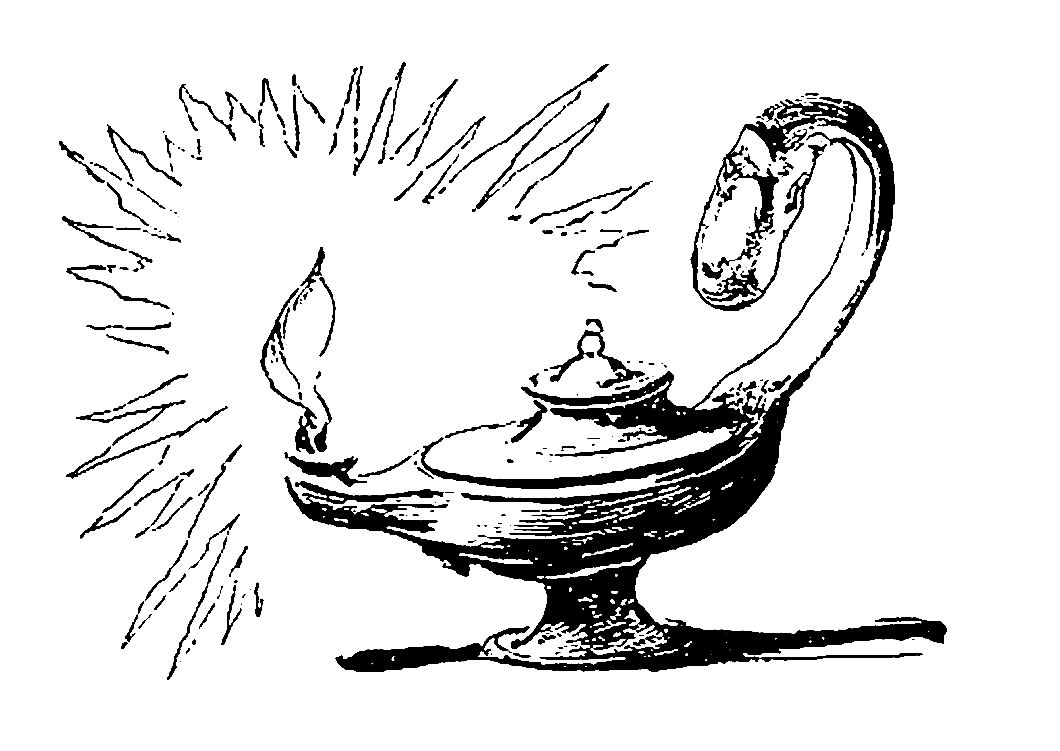Genie Lamp Sketch