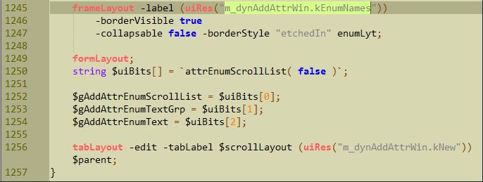 Toms Animation Stuff Modifying The Default Enum Attribute Values In Maya