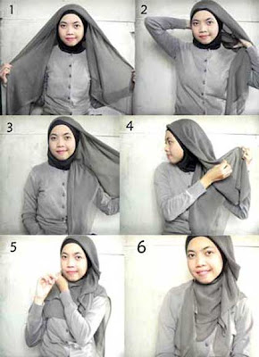 Cara Memakai Jilbab Pashmina Ke Kampus - Tutorial Memakai Jilbab ...