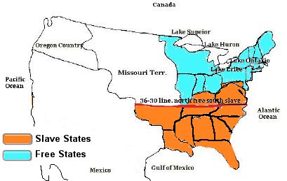 American History: The Missouri Compromise of 1820...