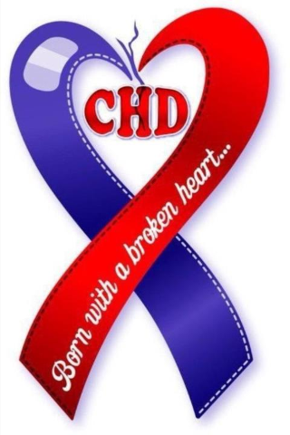 Sticky Genius - Behind the Seams: CHD Awareness Ribbon