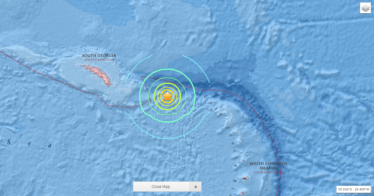 South Sandwich Islands Volcano Monitoring Blog Two Strong Earthquakes