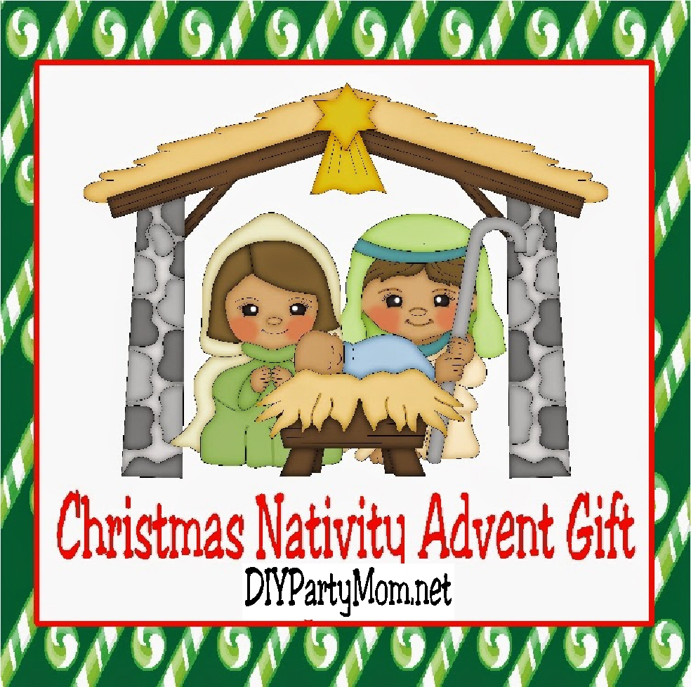 DIY Party Mom: 12 Days of Christmas Nativity Advent Gift Idea