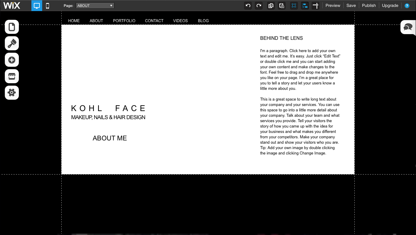 Final Major Project - Reflective Journal: Website mock up - potential ...