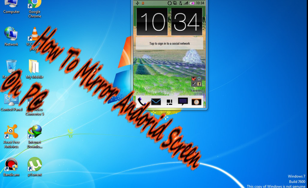 How To Display Android Screen on PC Computers | ARTech & Gaming
