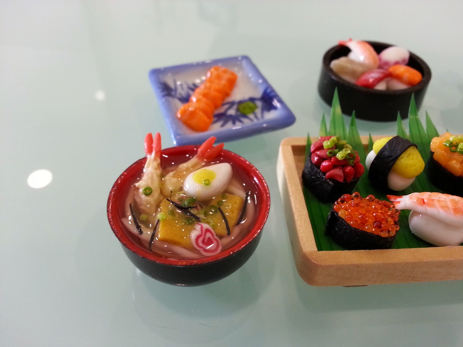 My Paper Clay Projects: Miniature Sushi
