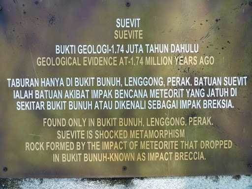 Caving in SE Asia: Bukit Bunuh meteorite site, Lenggong, Perak