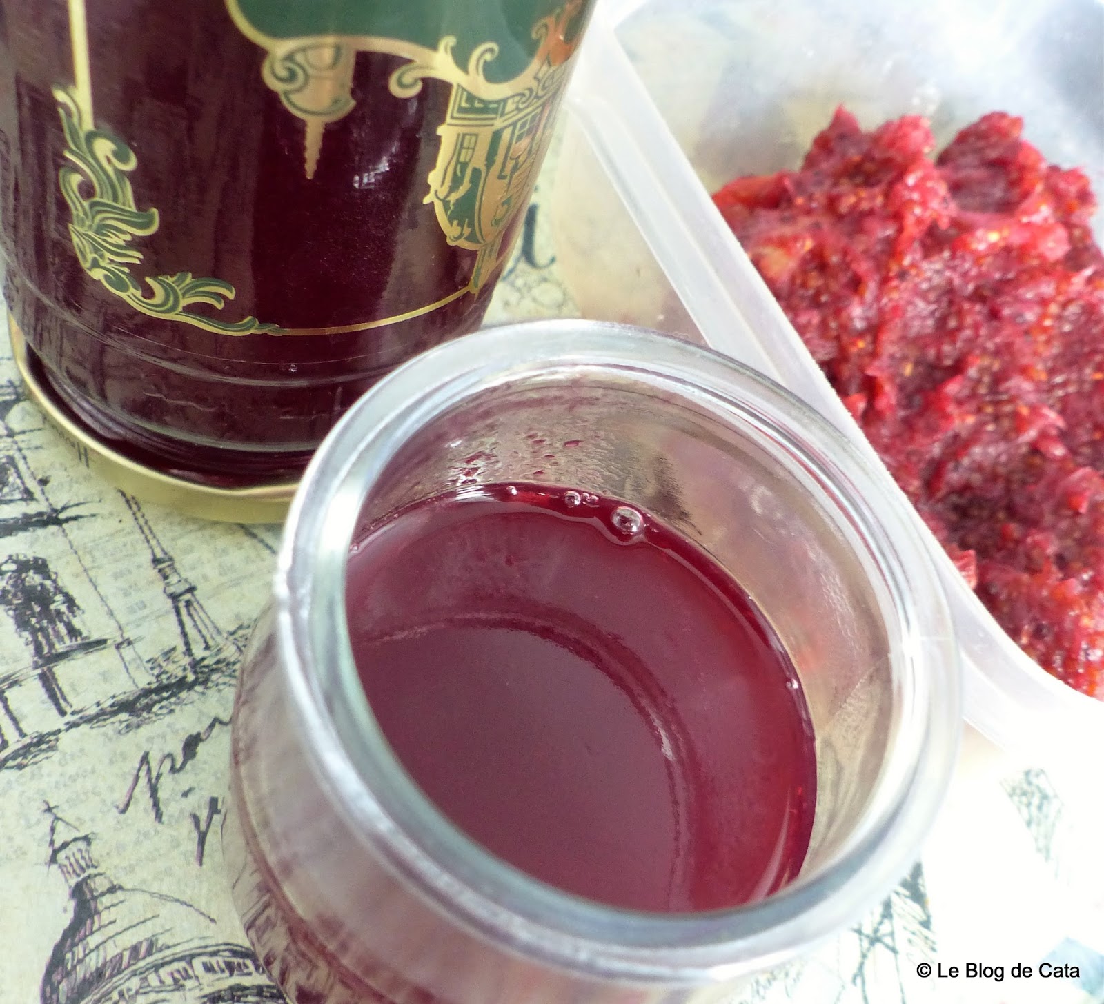 Le blog de Cata: Sirop de groseilles rouges